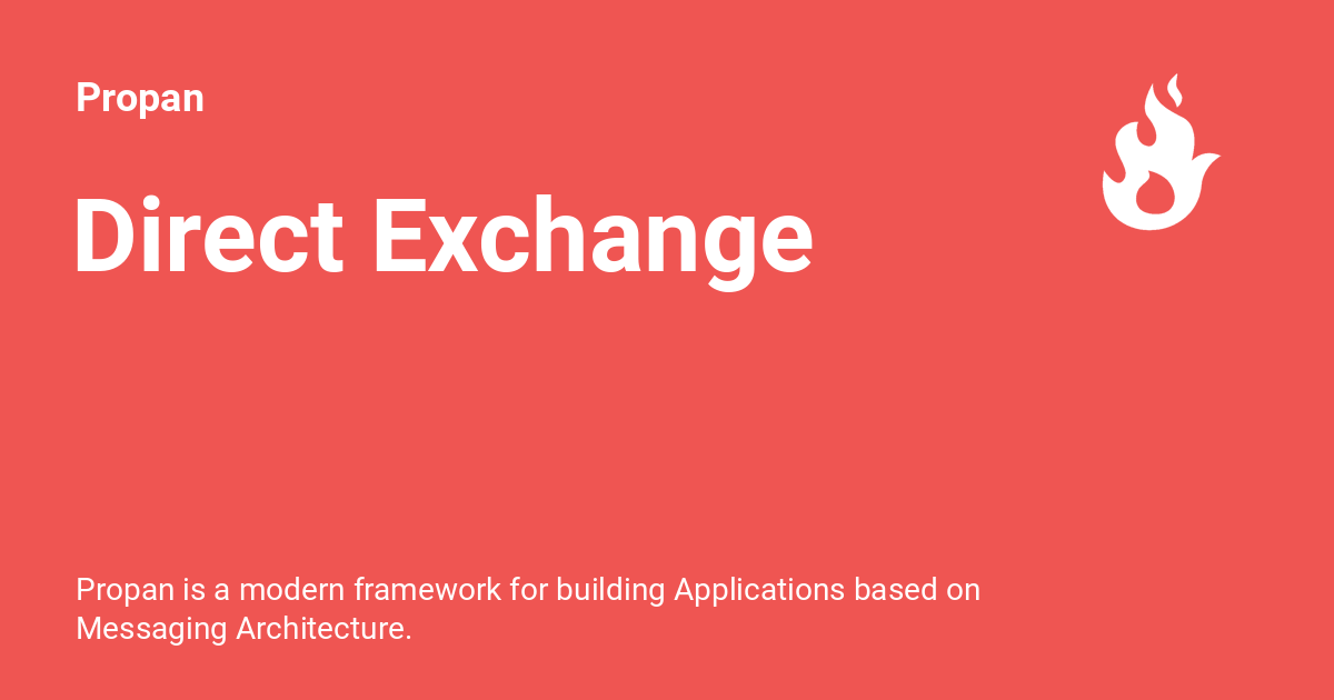 Direct Exchange - Propan